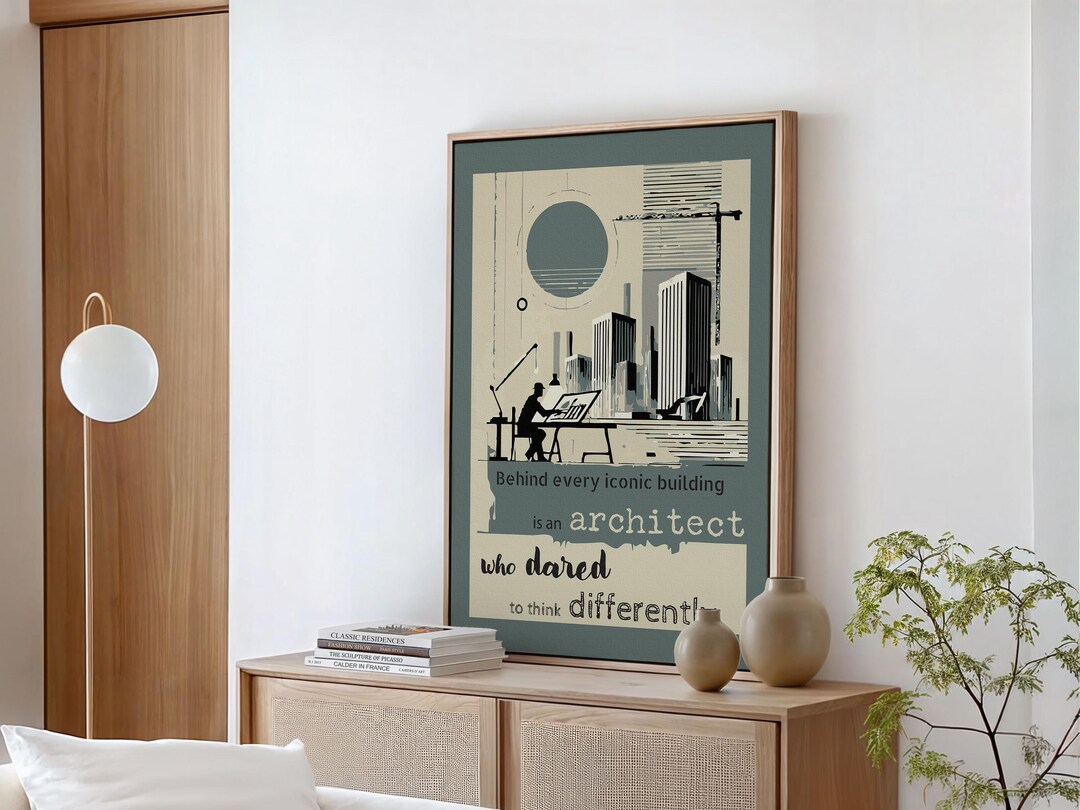 Supportive Architecture Themed Wall Art Poster for Supportive Architect ...