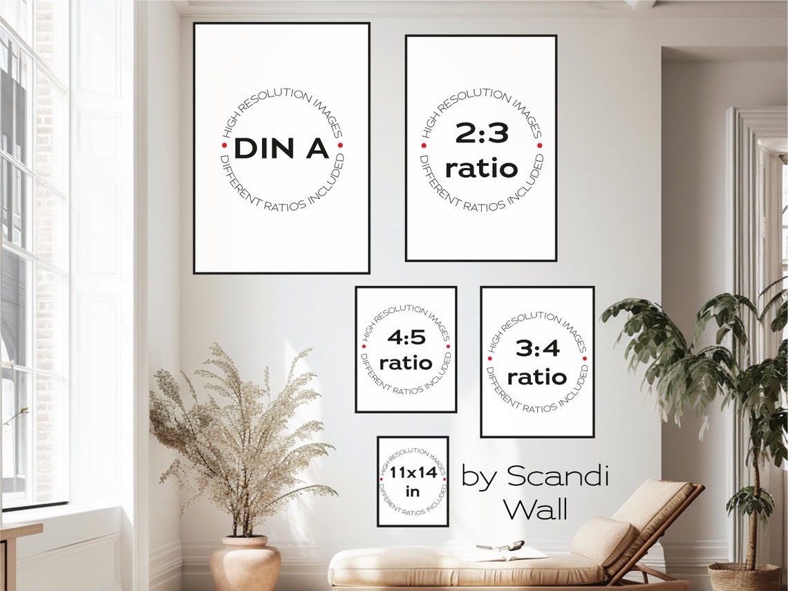 Printable Japandi Poster for Modern Scandinavian Home Wall Art ...