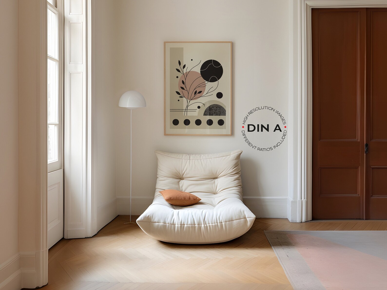 Printable Japandi Poster for Modern Scandinavian Home Wall Art ...