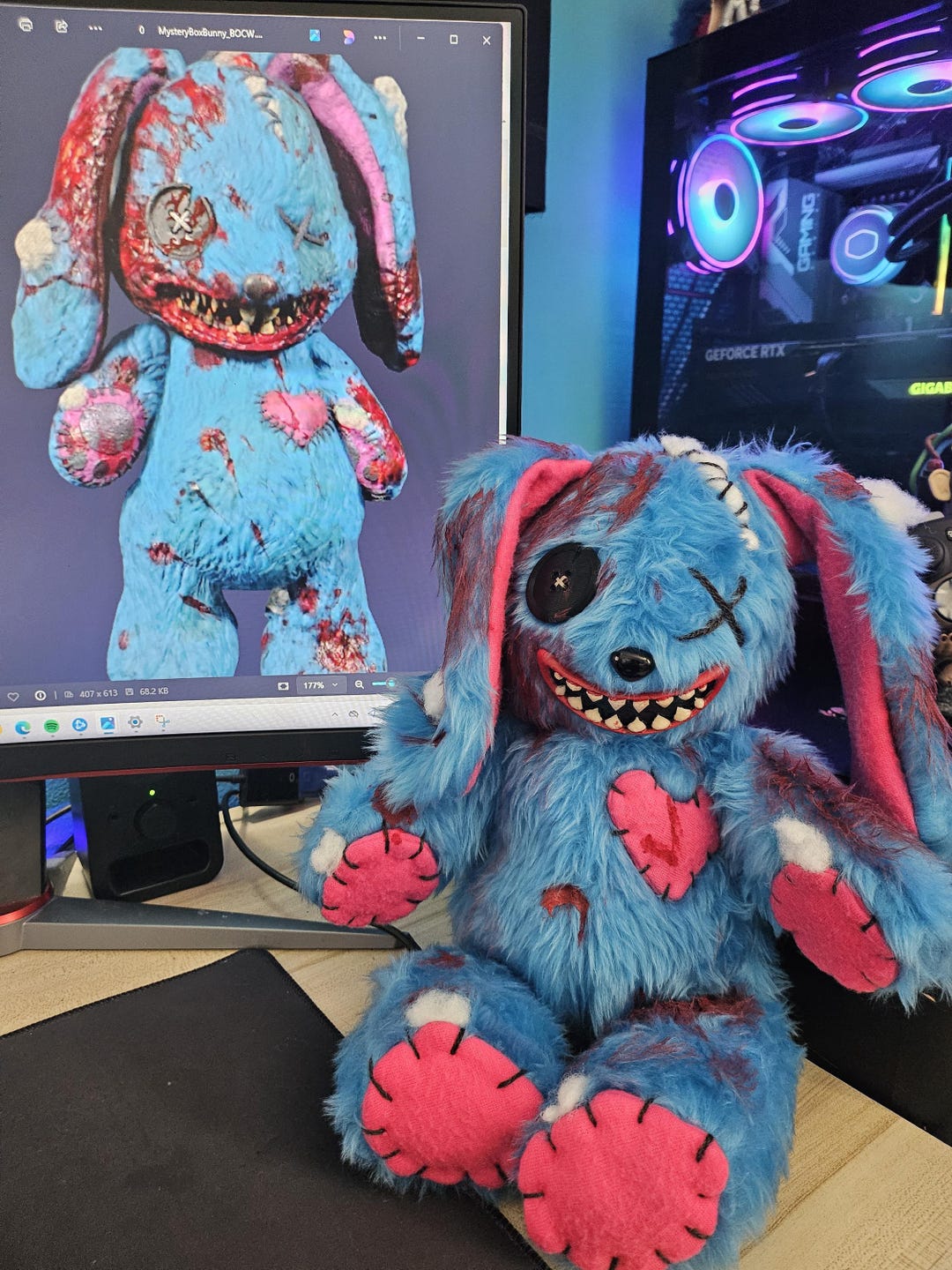 COD Zombies Blue Bunny - Etsy