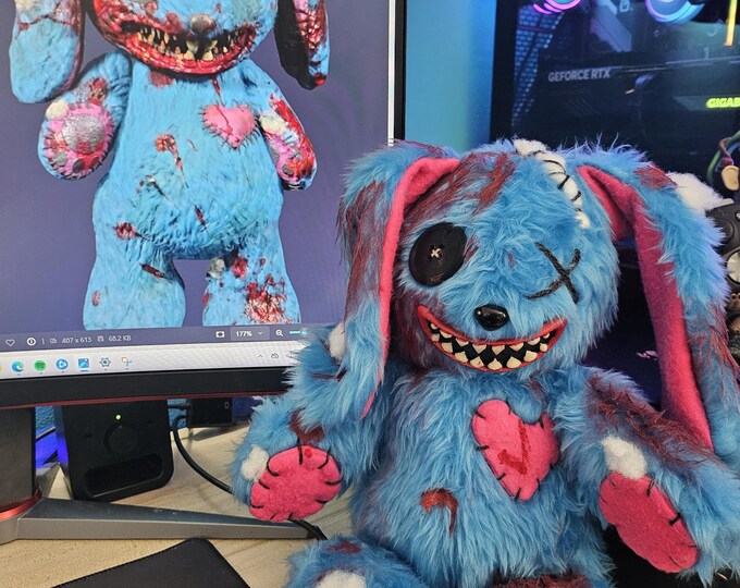 COD Zombies Blue Bunny - Etsy