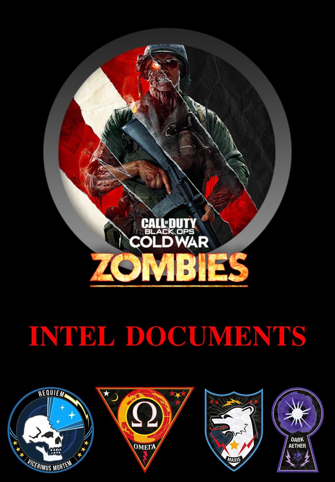 COD Cold War Zombies Intel Folder: Documents - Etsy