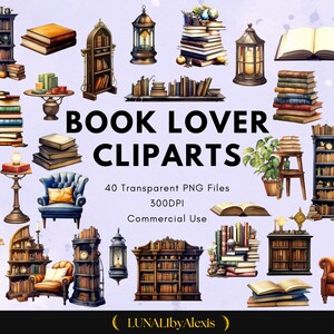 40 Book Lover Clip Art, High Quality PNG Transparent Background ...