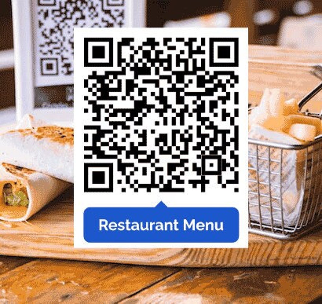 Restaurant Menu QR Code QR Code for a Restaurant Menu Online Edit One ...