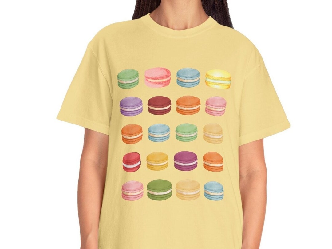 Macaron Shirt Cottagecore Aesthetic Dessert Tshirt Macaron Baking Gift ...