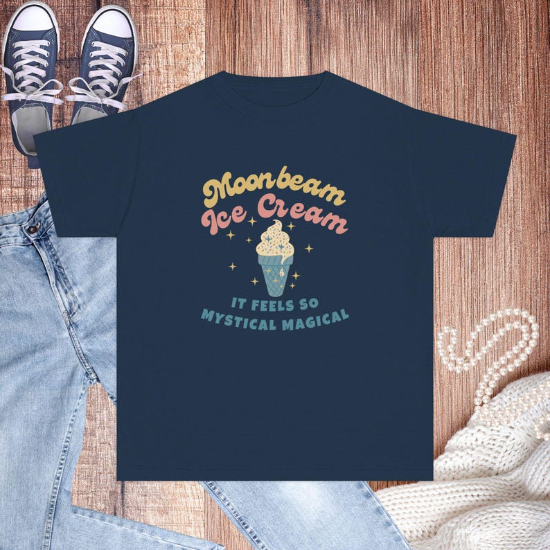 Benson Boone Moonbeam Icecream Comfort Colors Youth Tee Mr Electric Blue Tshirt American Heart ...