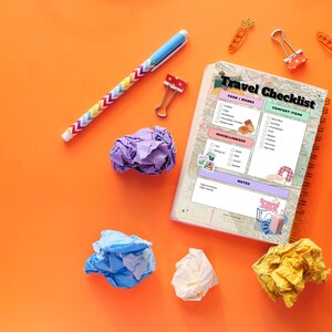 Editable Travel Organizer Checklist Vacation Holiday Travel Planner ...