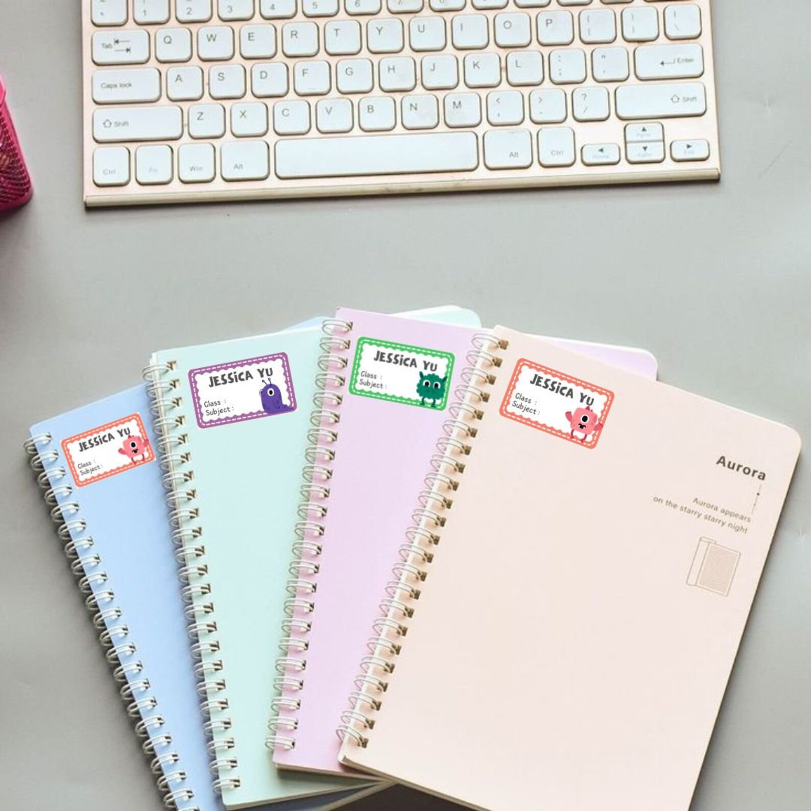 Personalized Cute Name Labels Template Back to School Labels Ideal for ...