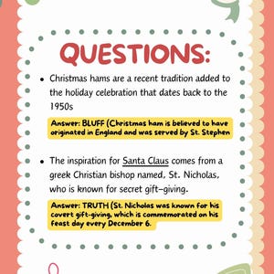 Printable Christmas Party Games List Bundle Christmas Games Office ...