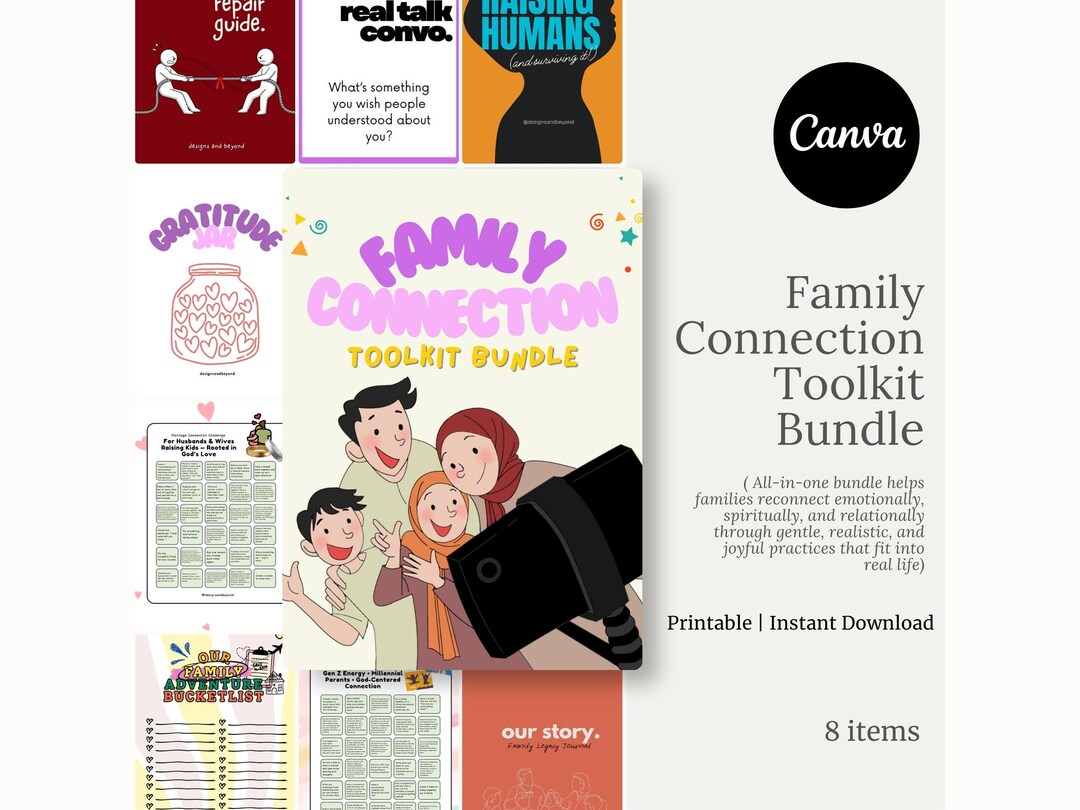 Family Connection Toolkit Bundle | Marriage & Family Bonding Activities ...