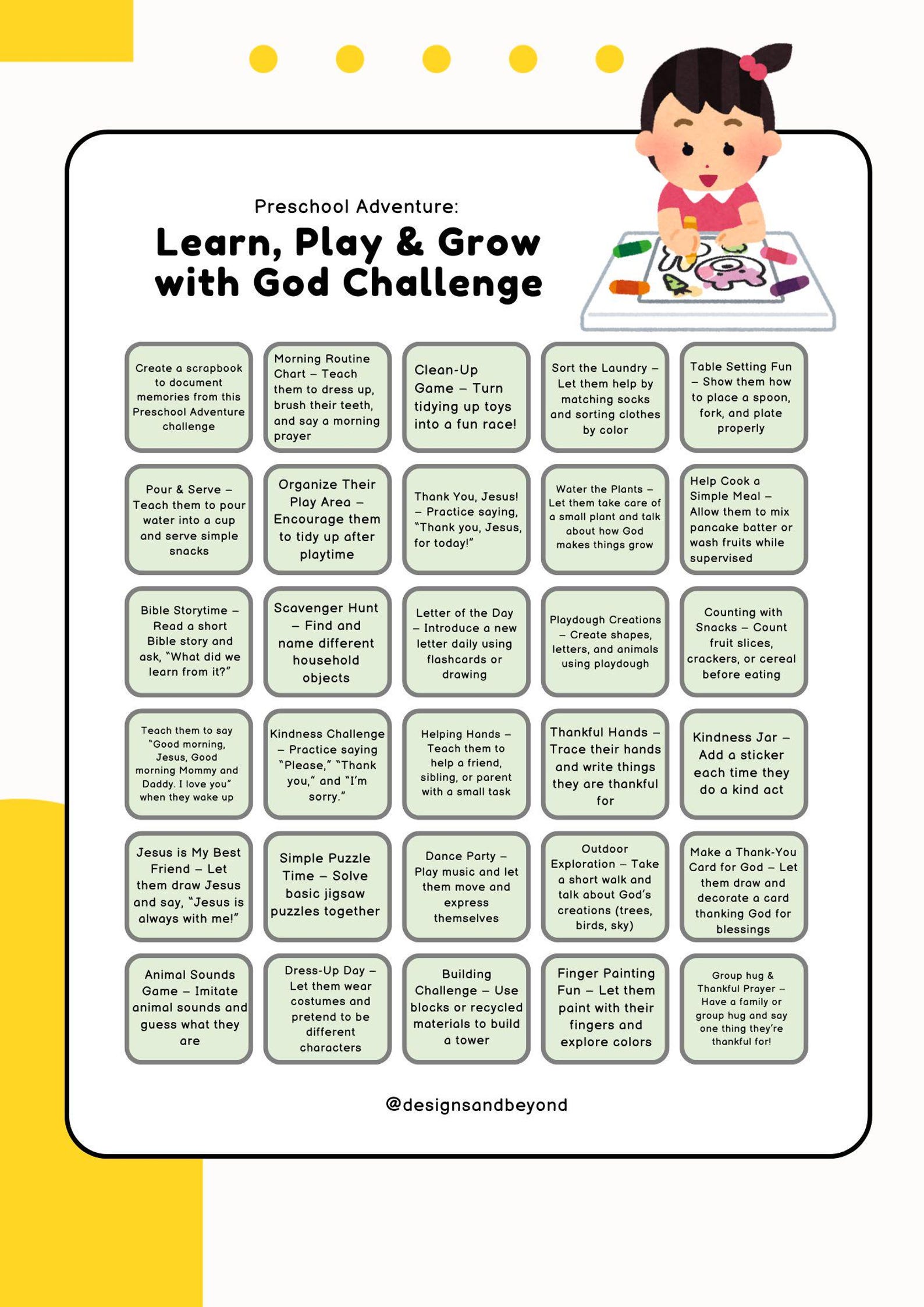 Printable Preschool Routine Checklist Busy Activity & Kindergarten ...