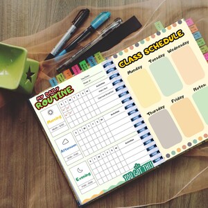 Editable Homeschool Planner Printable Bundle Template Lesson Plan Pages ...