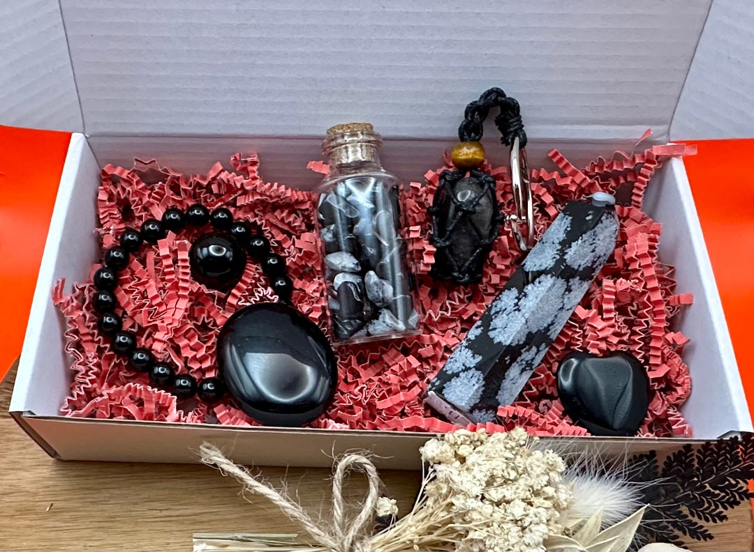 Obsidian Crystal Variety Pack Gift Set - Etsy