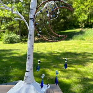 Tree of Life Moon-shaped Sun-catcher - Etsy