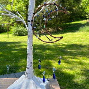 Tree of Life Moon-shaped Sun-catcher - Etsy