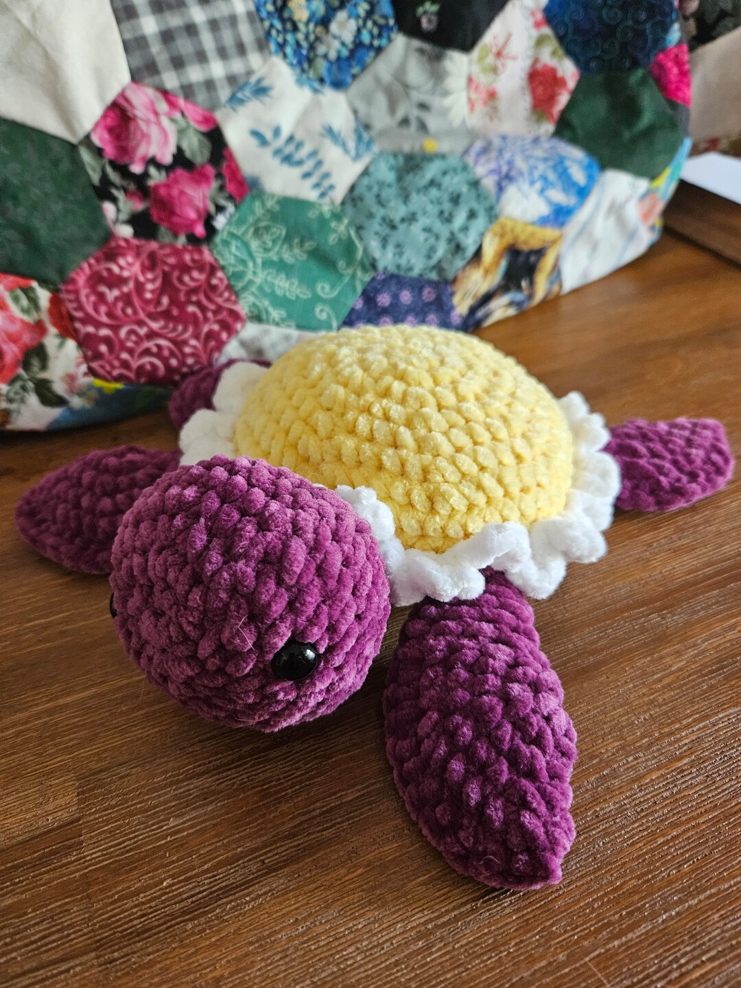 Chunky Daisy/sunflower Turtle Plushie - Etsy