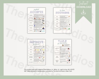 Pros & Cons Poster Worksheet DBT Dialectical Behaviour Therapy Distress ...