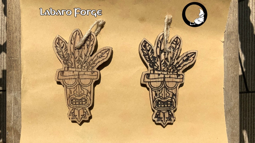 Crash Bandicoot Aku Aku Key Ring - Etsy