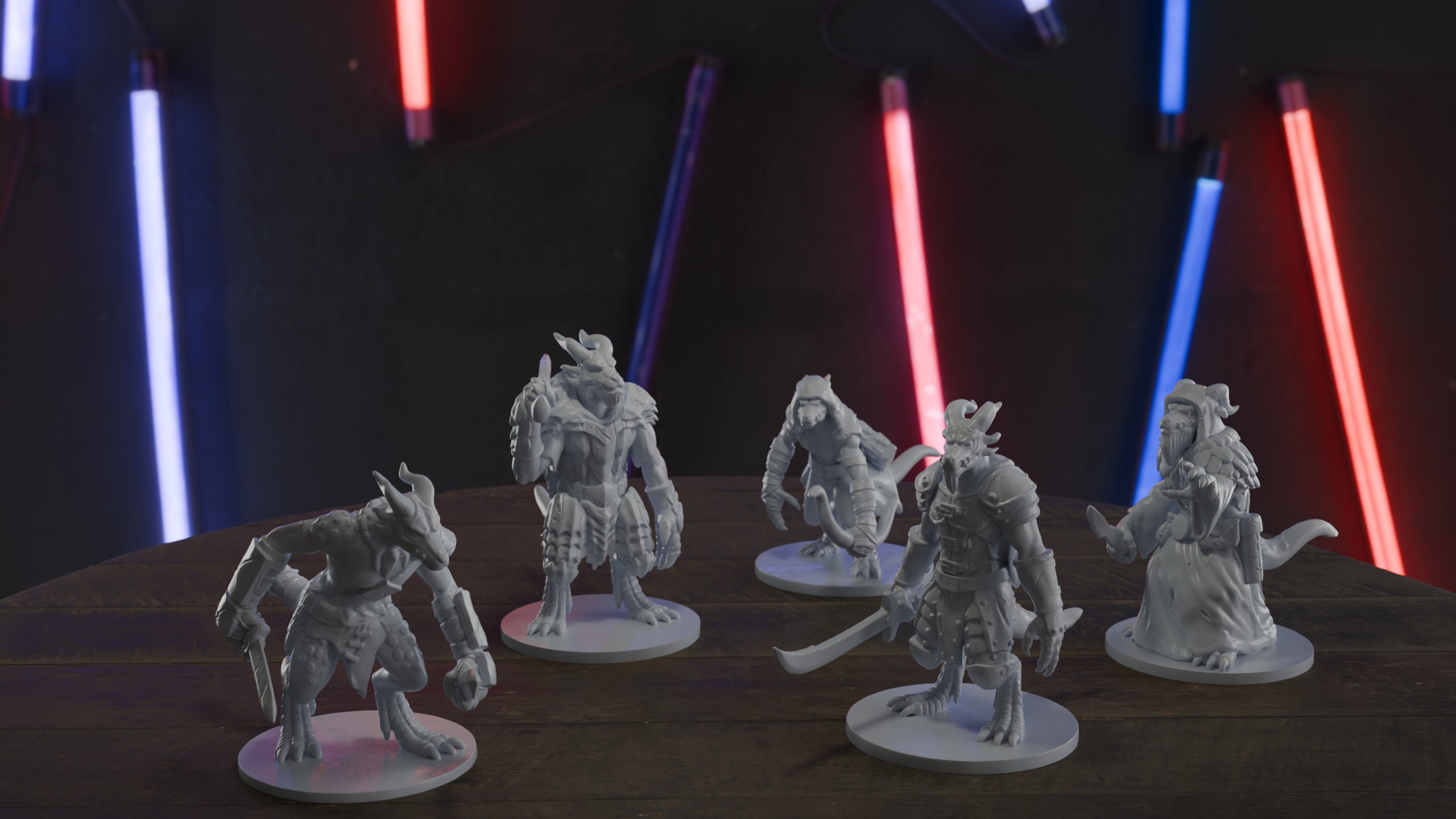 Dnd Kobold Pack RPG Tabletop Kobold Monster Minis - Etsy