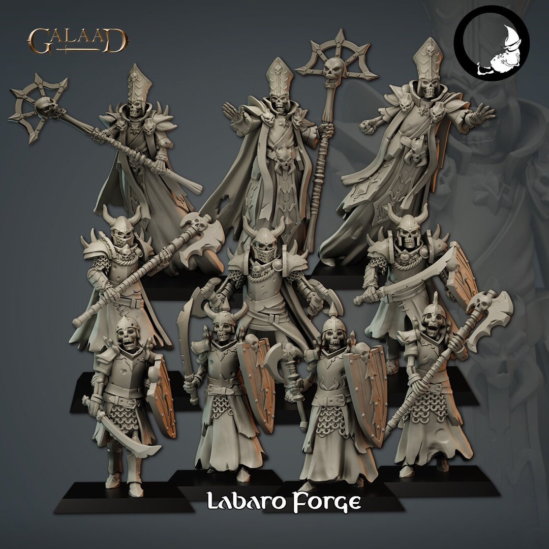 Dnd Skeleton Army RPG Tabletop Undead Army Minis - Etsy