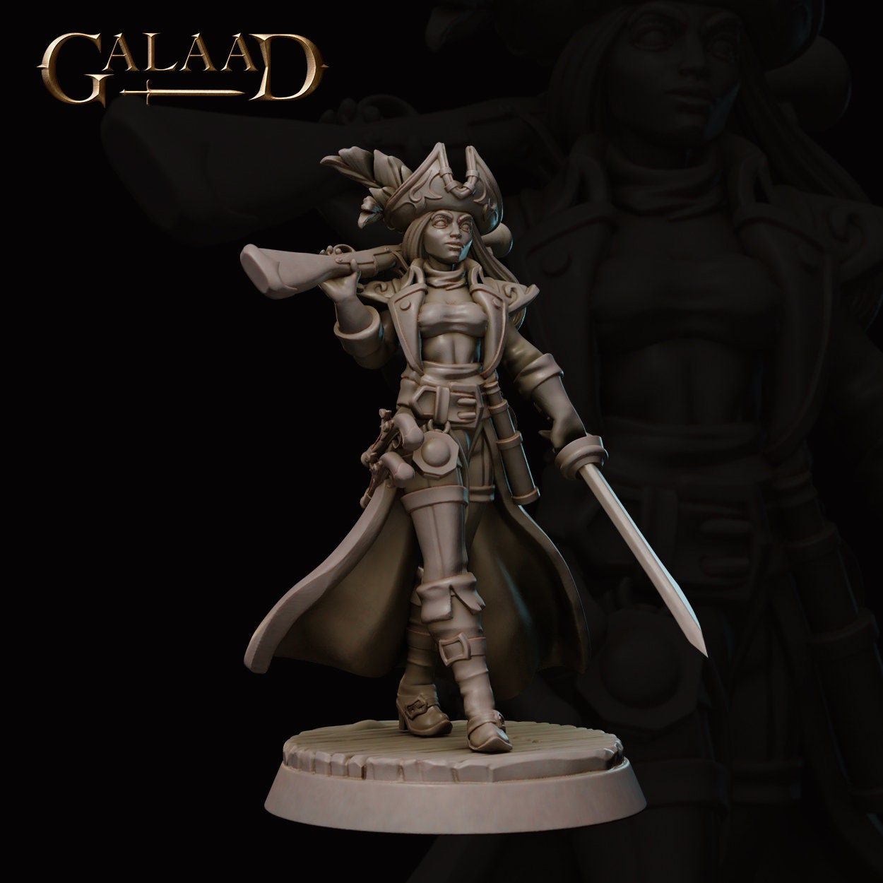 Dnd Pirate Minis RPG Tabletop Miniature Party Pack - Etsy