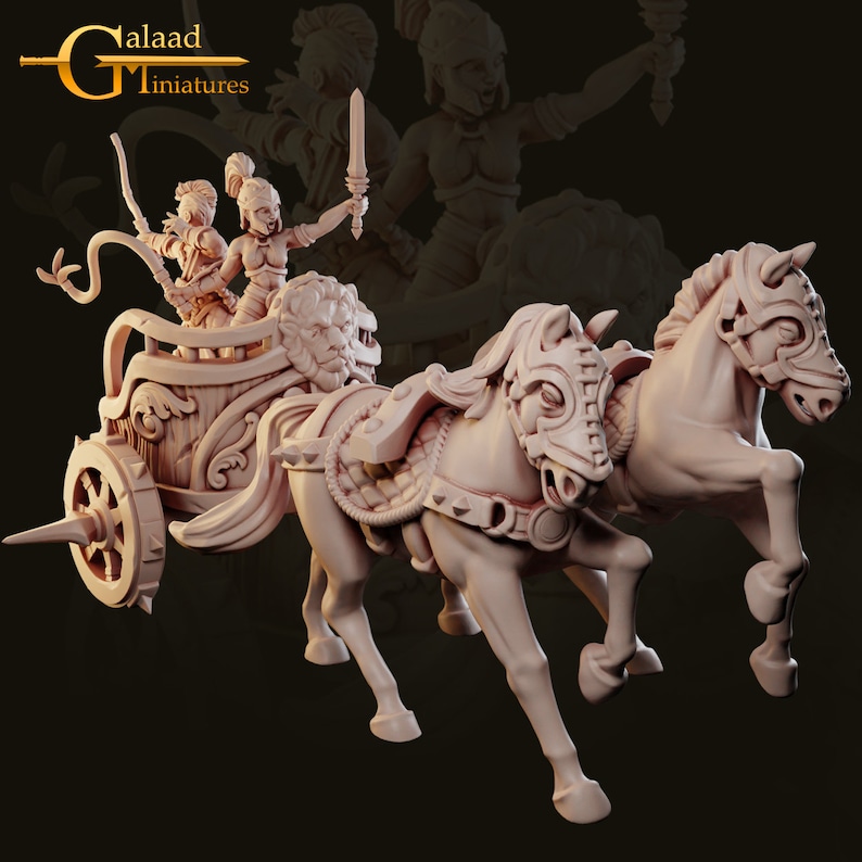 Dnd Chariot - RPG Tabletop Epic Arena Minis! - Etsy