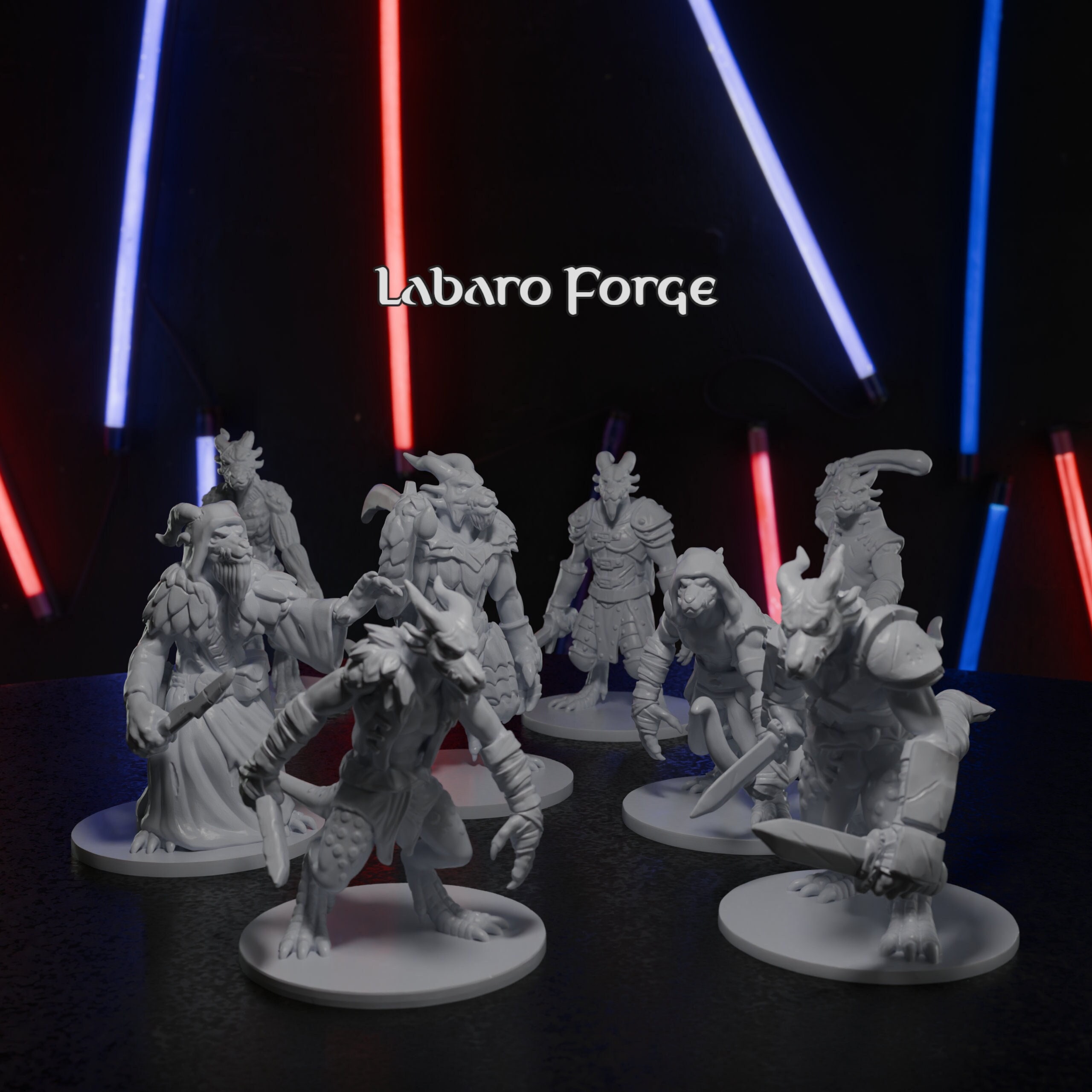 Dnd Kobold Pack RPG Tabletop Kobold Monster Minis - Etsy