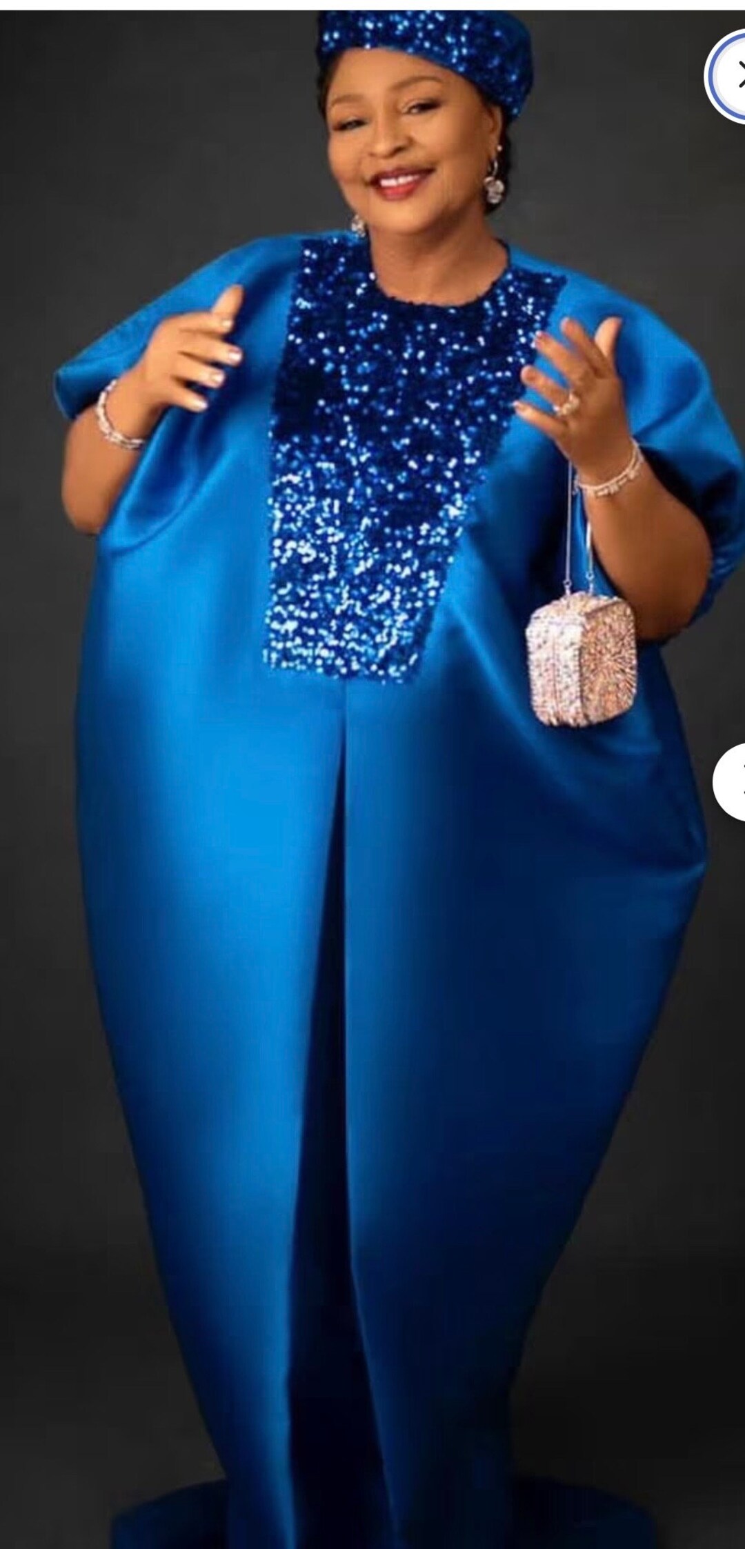 Embroidery Front Silk Agbada - Etsy