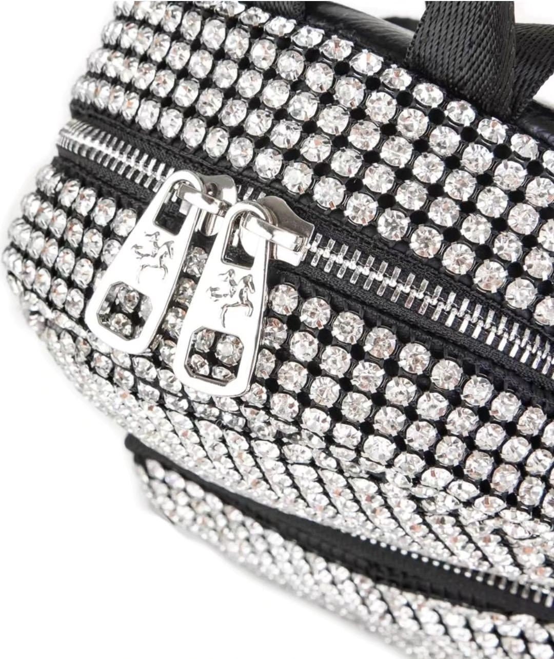 Luxury Diamond Stone Detailed Backpack, Sparkly Shoulder Bag for Women ...
