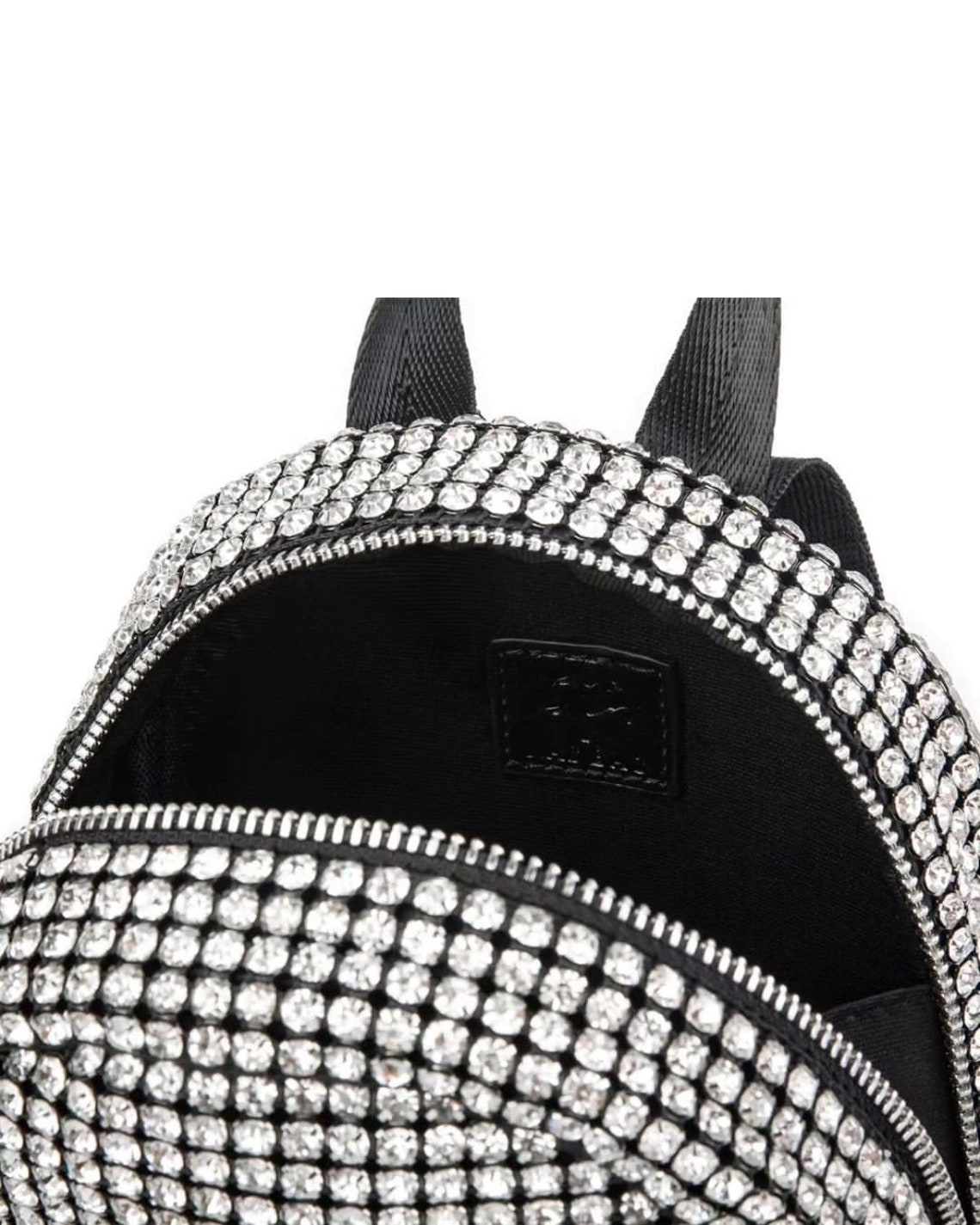 Luxury Diamond Stone Detailed Backpack, Sparkly Shoulder Bag for Women ...