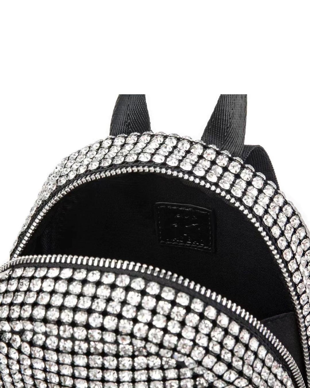 Luxury Diamond Stone Detailed Backpack, Sparkly Shoulder Bag for Women ...