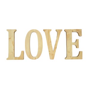 12" Rustic Wood Name Letters | Unique Reclaimed Wood Design | Solid ...