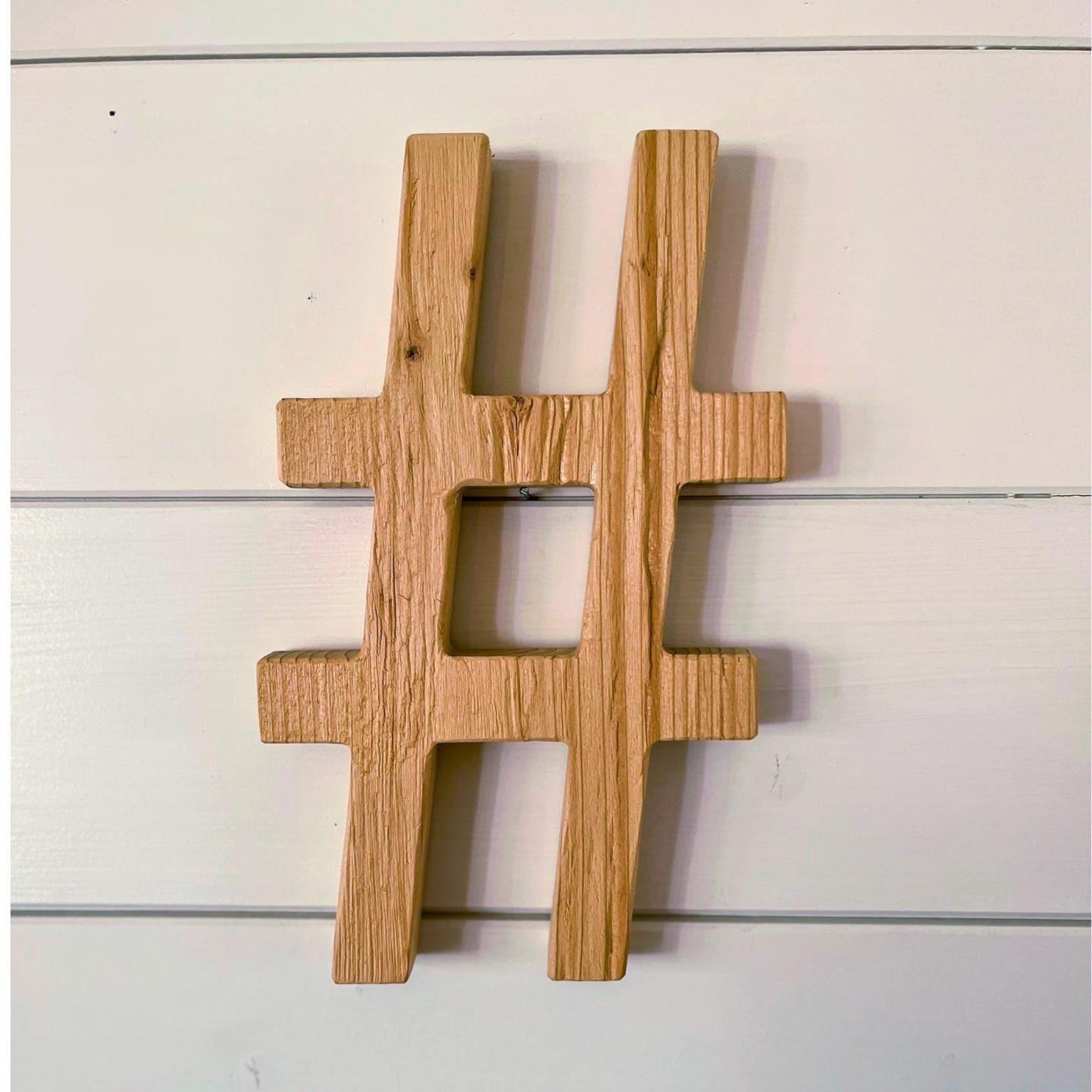 12" Rustic Wood Name Letters | Unique Reclaimed Wood Design | Solid ...