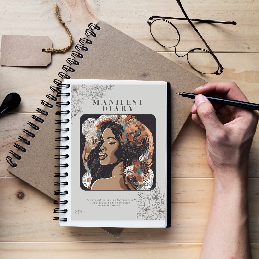 2024 Manifest Journal, Printable & Digital Hyperlinked Diary, Manifest ...