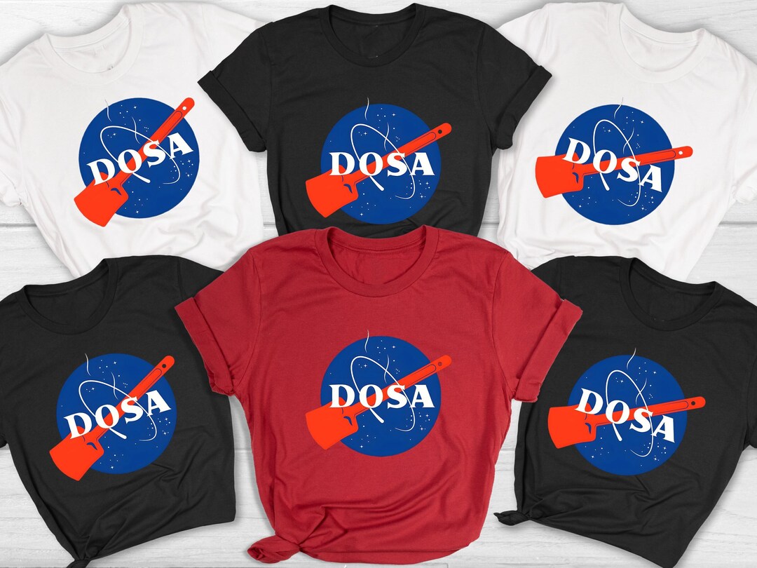 Unisex Dosa Red Spatula Nasa Inspired Apparel, Dosa Shirt ,masala Dosa ...