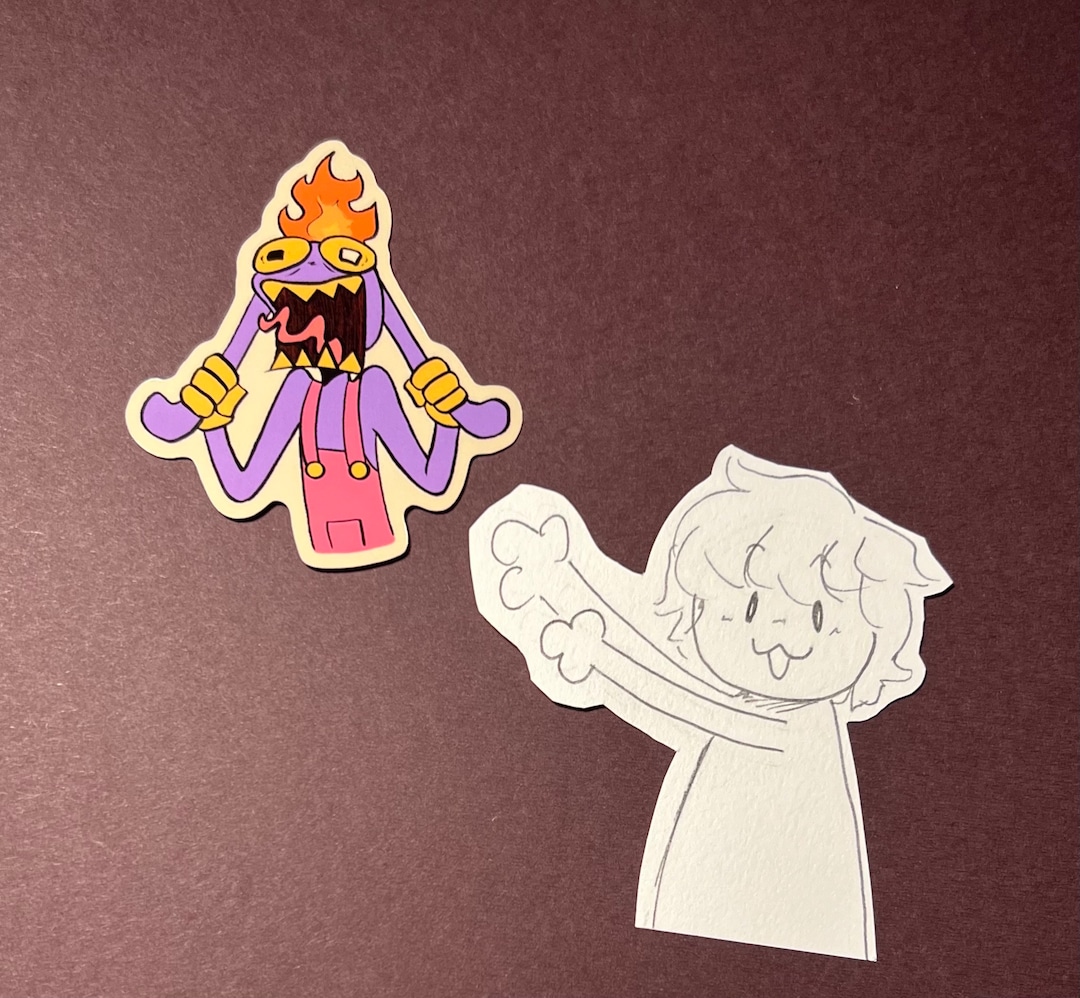 Jax on Fire TADC Sticker - Etsy