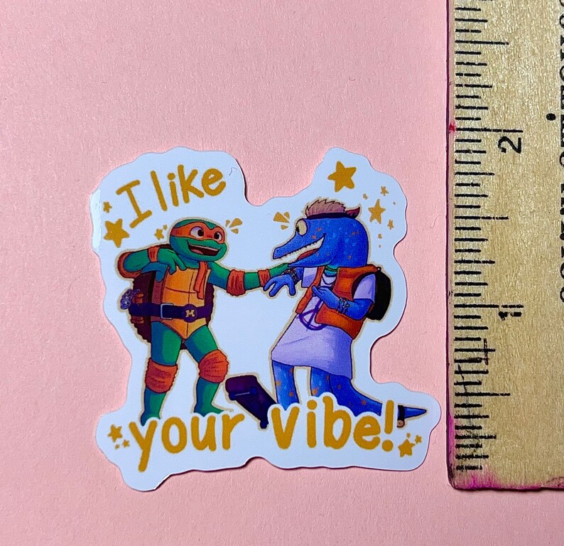 I Like Your Vibe Sticker tmnt Inspired - Etsy