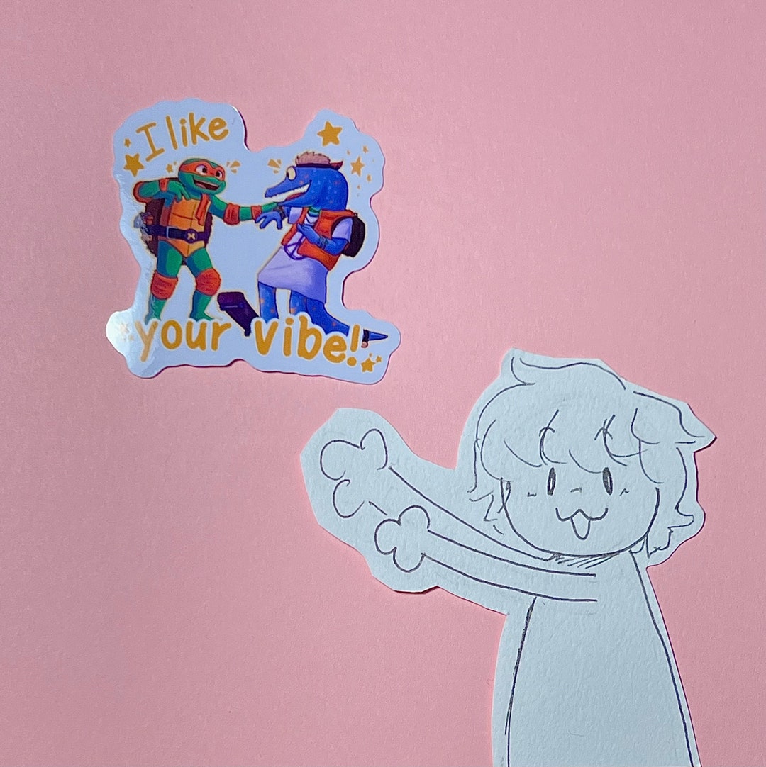 I Like Your Vibe Sticker tmnt Inspired - Etsy