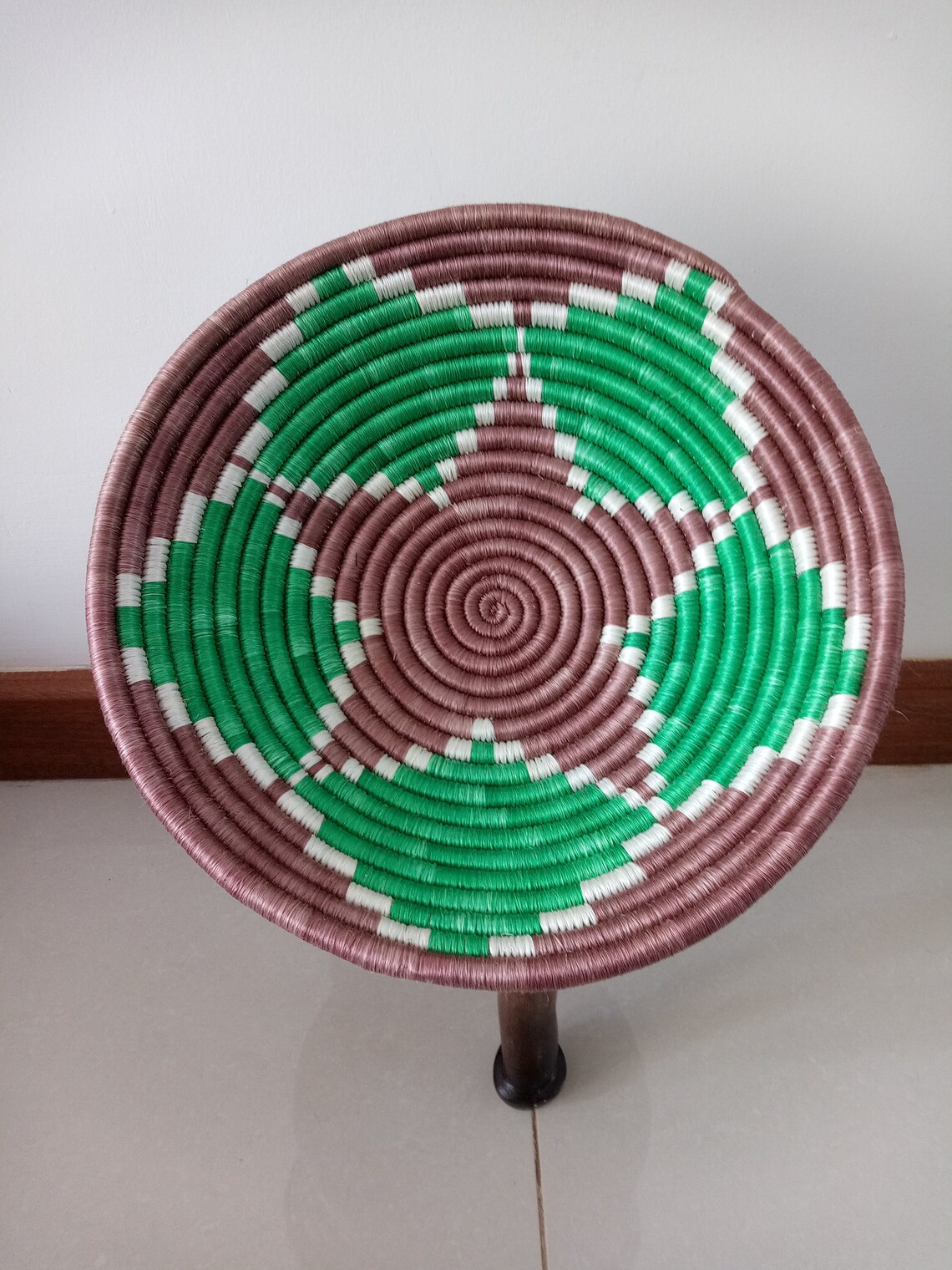 12 Turquoise Green Rwanda Baskets Wall Baskets african Basket Wall - Etsy