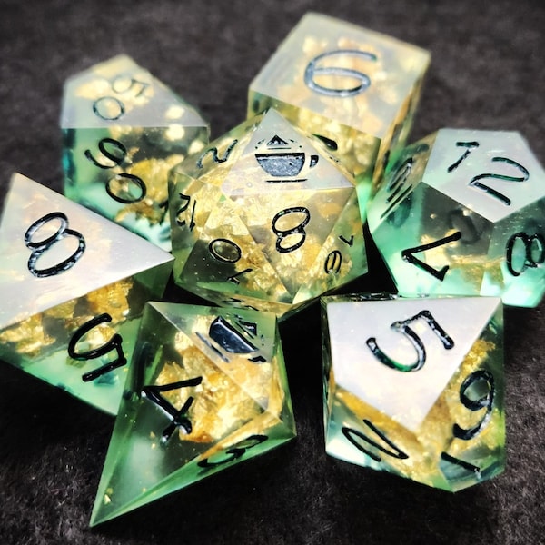 Clear Dice Set - Etsy