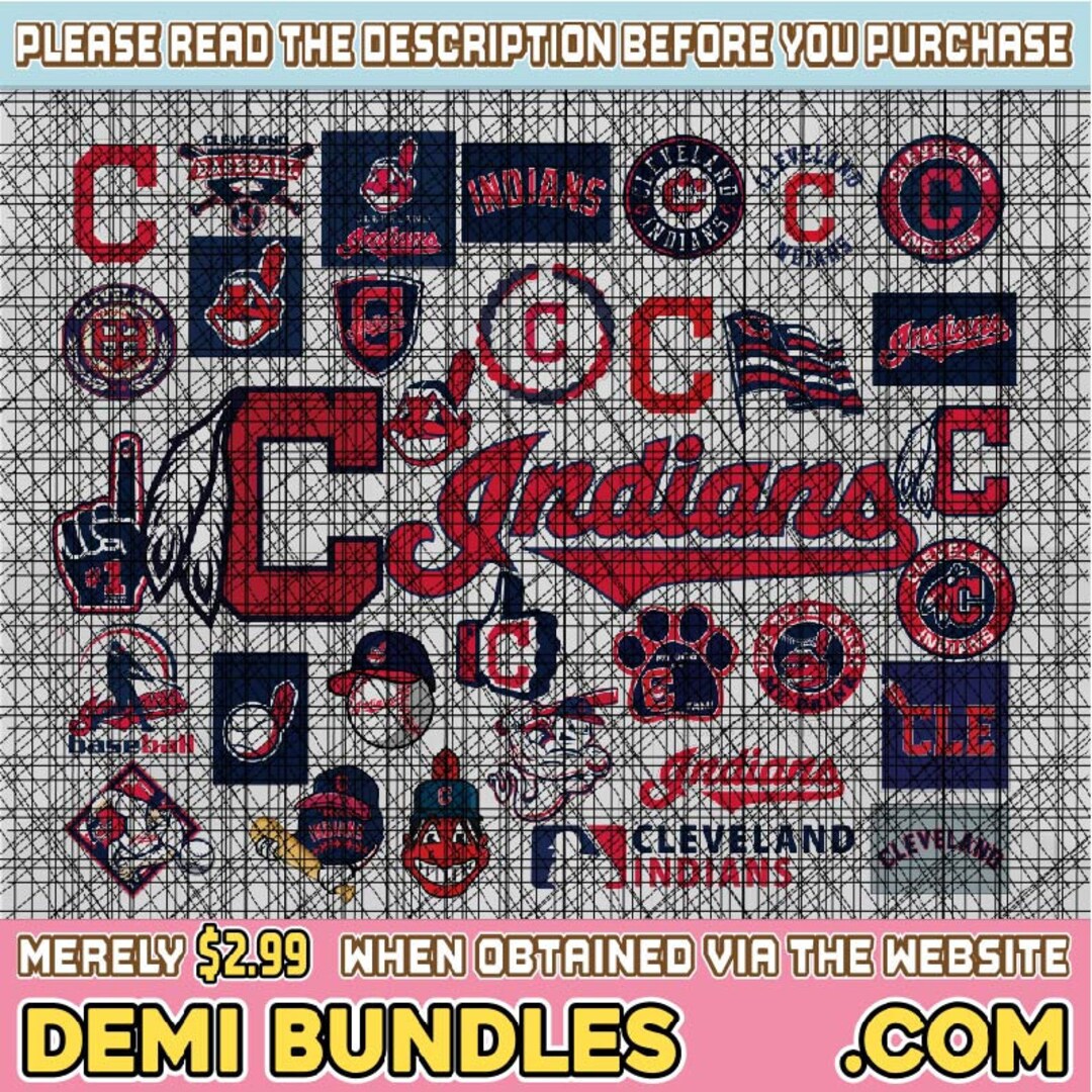 Cleveland Indians, Baseball Team Svg, Cleveland Indians Svg, M L B Svg ...