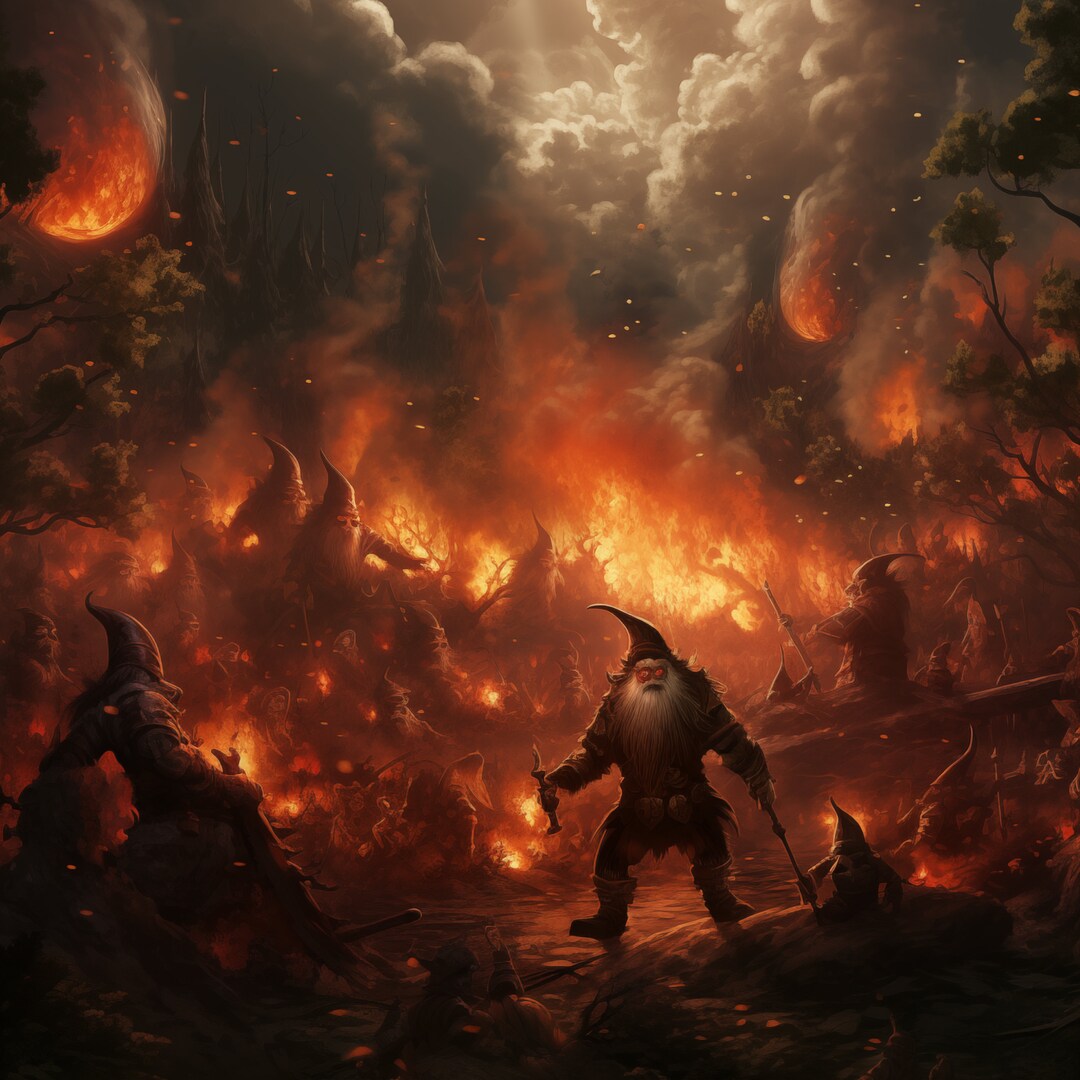High Definition Digital Print 300 Dpi - “the Last Stand” - Wall Art ...