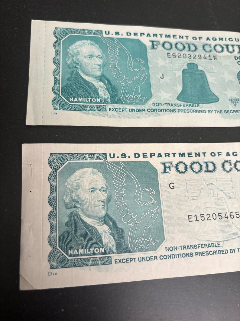 10 Dollar USDA Food Coupon/stamp-full Stamp Excellent Condition, Au ...