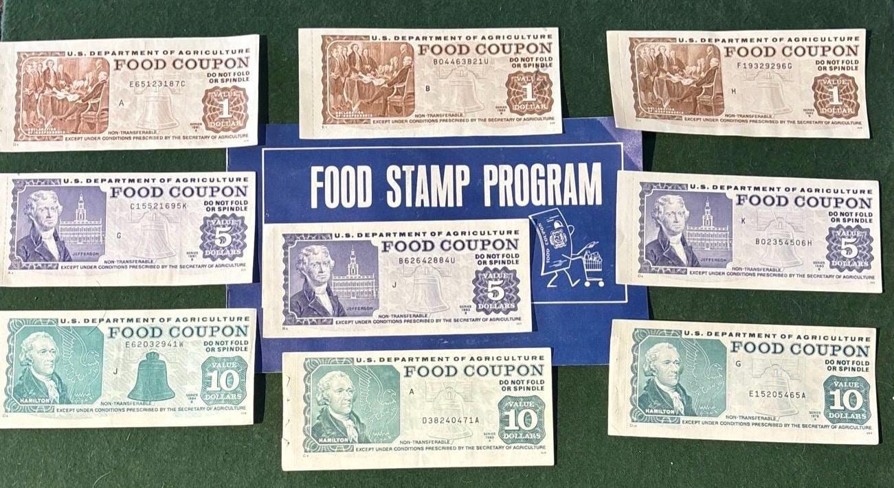 Vintage USDA Food Coupon Set, 1976-1990 Series, Collectible Stamps - Etsy