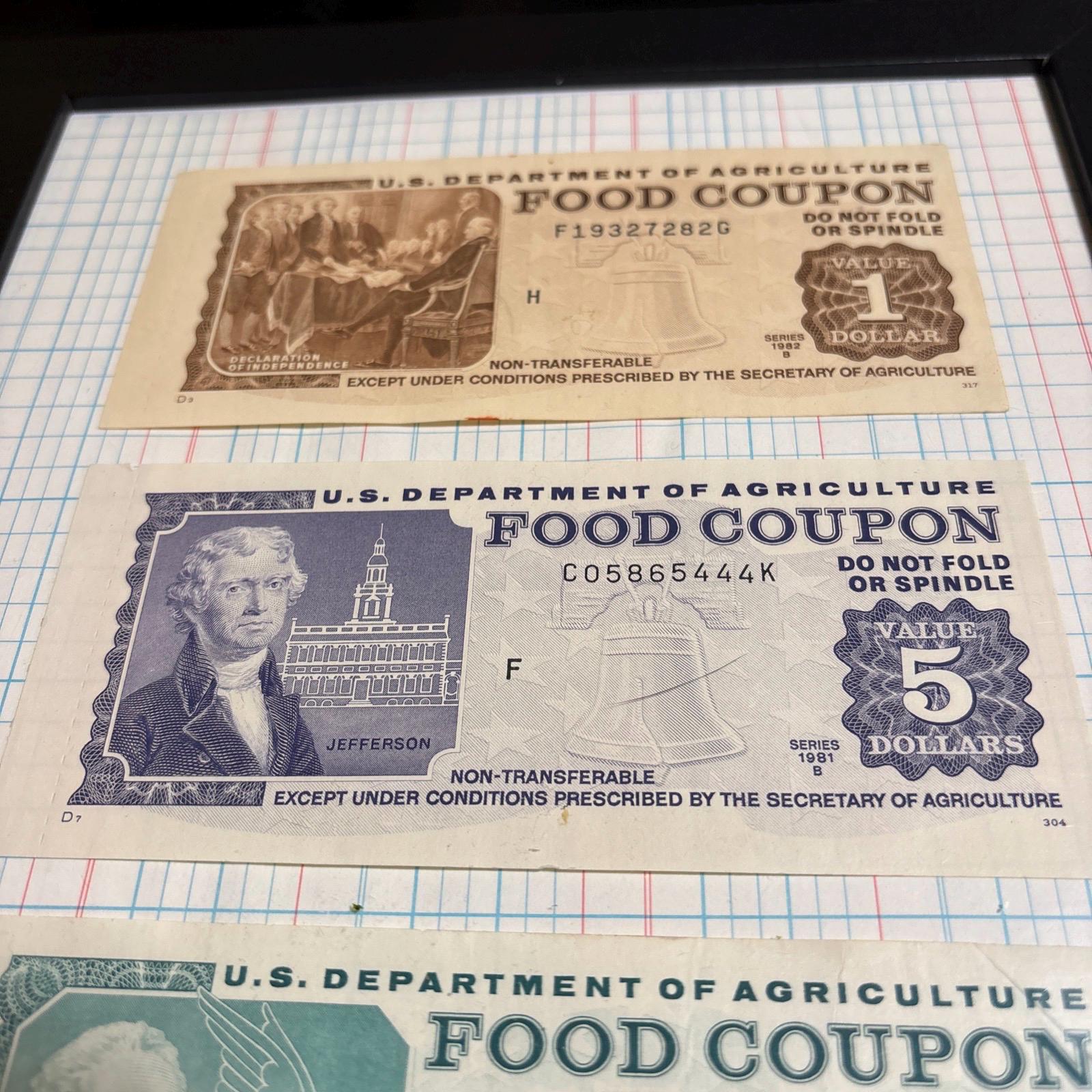 Vintage USDA Food Stamps: 1970-1990 Collectible Currency (3-pack) - Etsy