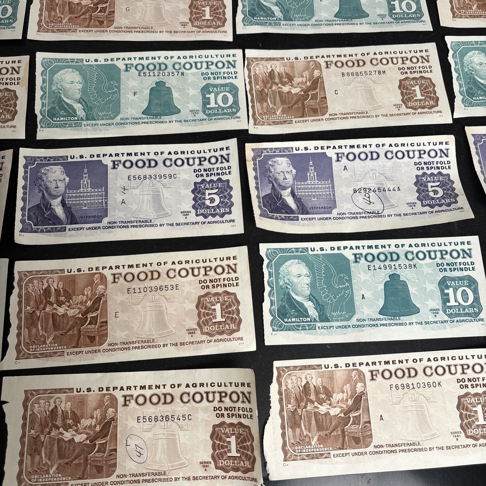 10 Dollar USDA Food Coupon/stamp-full Stamp Excellent Condition, Au ...