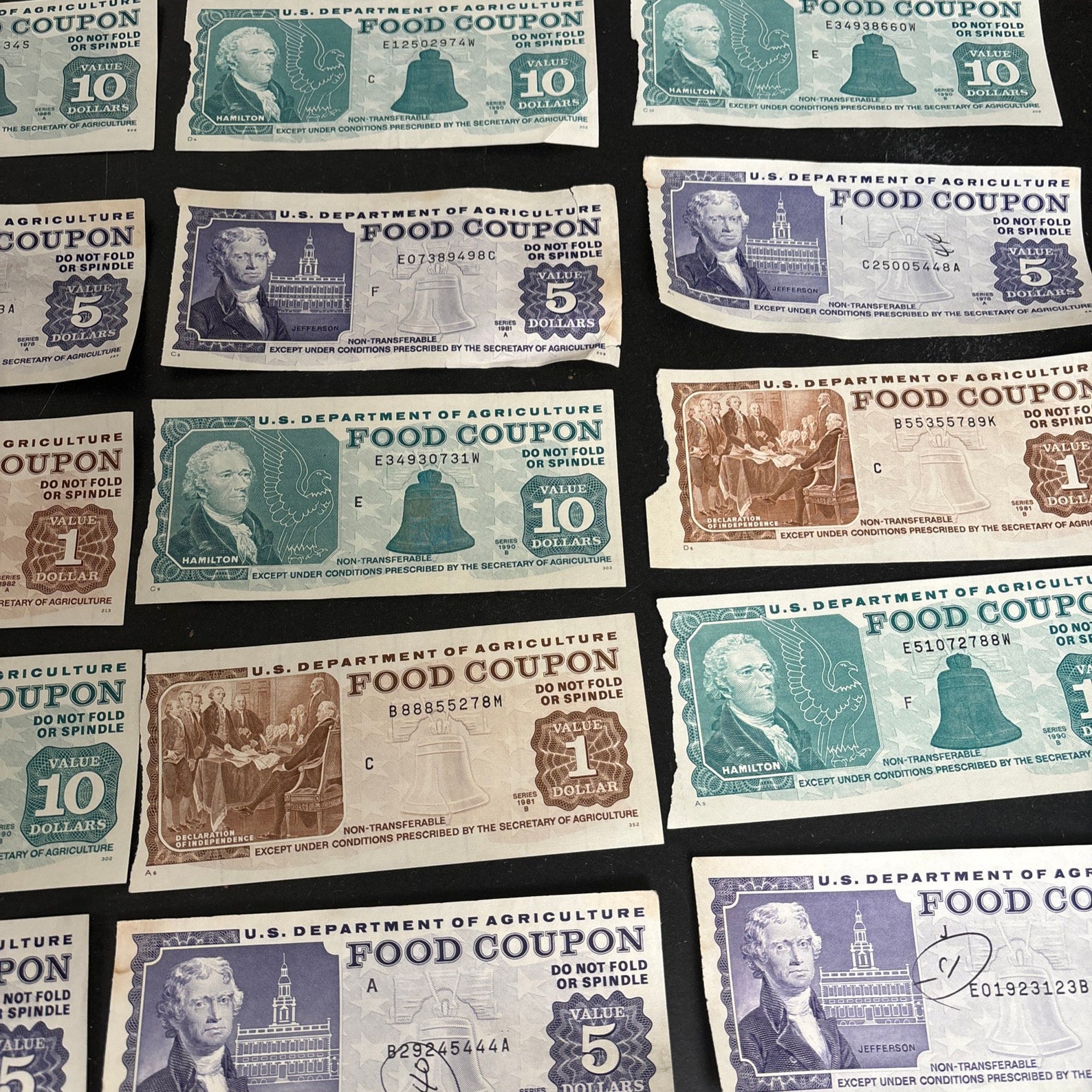 Vintage USDA Food Stamps: 1970-1990 Collectible Currency (3-pack) - Etsy