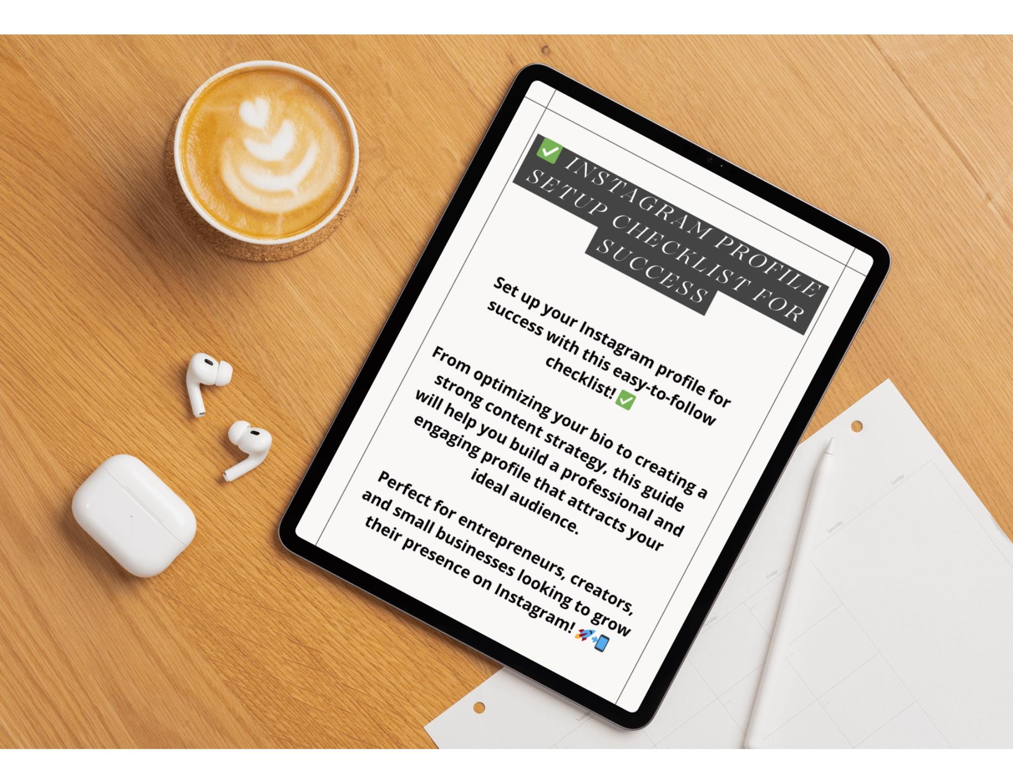 Instagram Profile Setup Checklist – Optimize & Grow Your Account! - Etsy