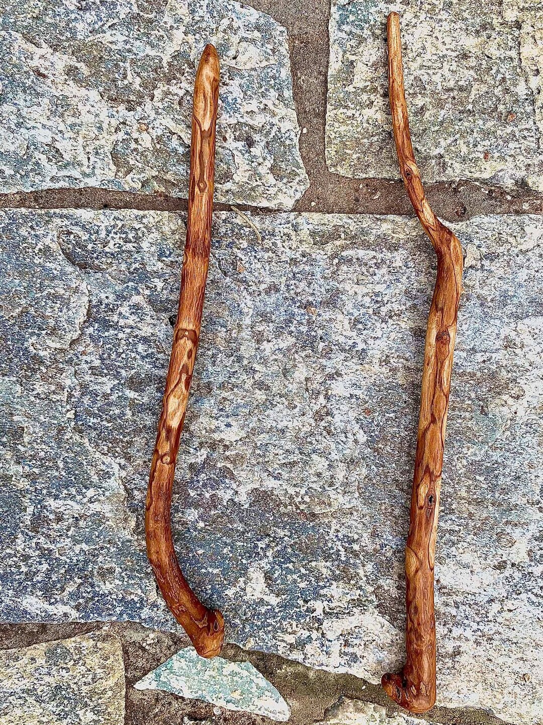 Unique Greek Olive Wood Wands Custom Handmade One-of-a-kind - Etsy