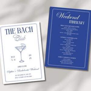 The Bach Club Bachelorette Weekend Itinerary, Tennis Bach Club ...